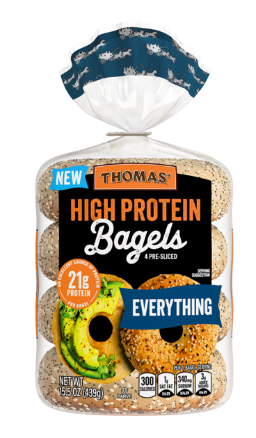 High Protein Everything Bagels
